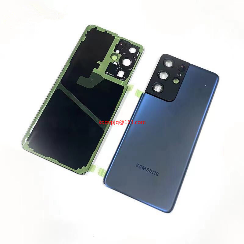 Kqgv- For Samsung Galaxy S21 Ultra Housing Glass Rear Case Back Cover ...