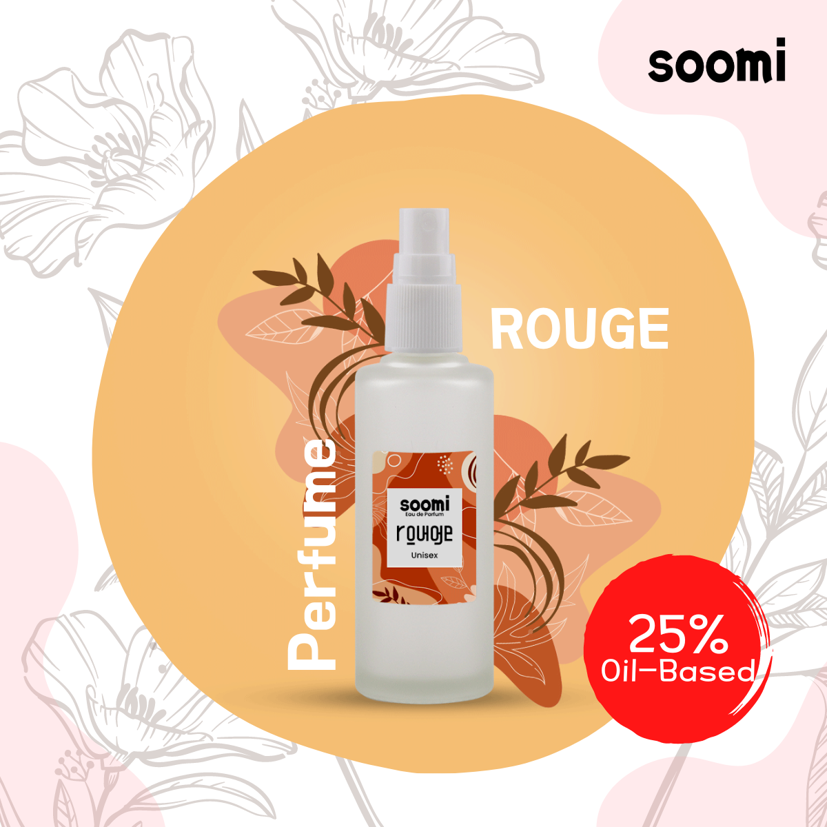 Rouge Soomi Eu de Parfum for Women (50ml) | Long Lasting Perfume for ...