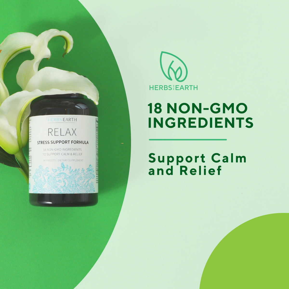 RELAX 90 Tablets 1000mg Stress Relief & Natural Anxiety Relief ...