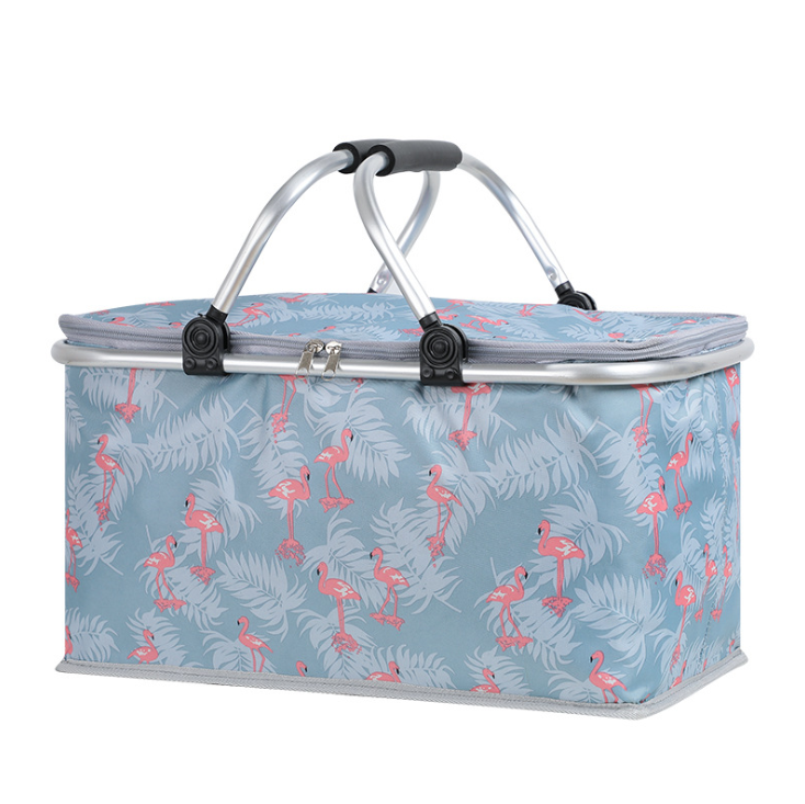 Insulated Cold Storage Folding Picnic Basket Large | Lazada PH