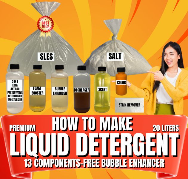 PREMIUM LIQUID DETERGENT-20 LITERS YIELD FREE BUBBLE ENHANCER | Lazada PH