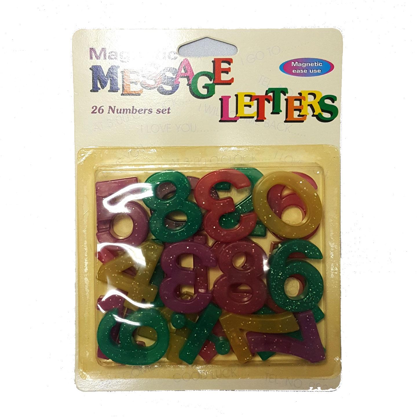 Magnetic Message (Numbers / Alphabets) | Lazada PH