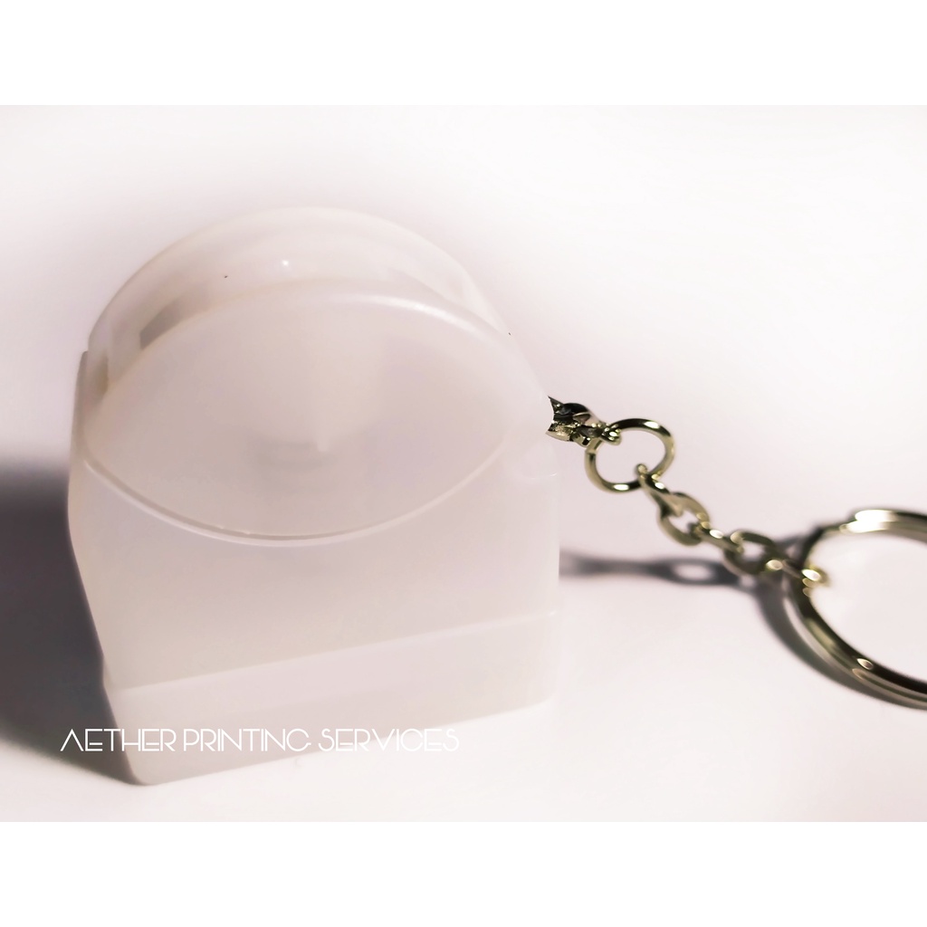 COD Transparent Keychain Stamps, Personalized Flash Stamps, Self Inking ...