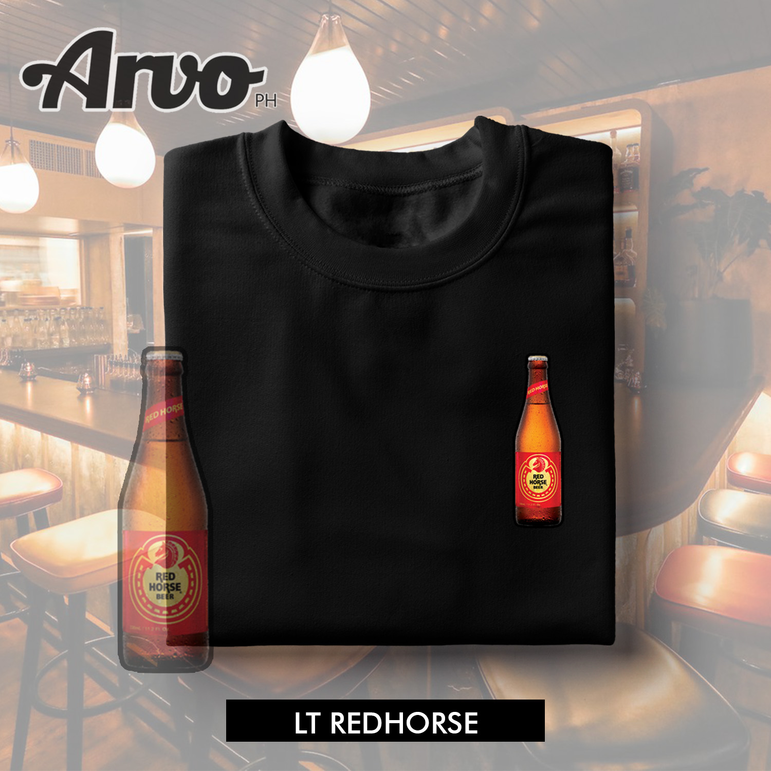 ARVOPH - Alak Logo Tees Redhorse/Alfonso/Empi/Pilsen/Gin | Lazada PH