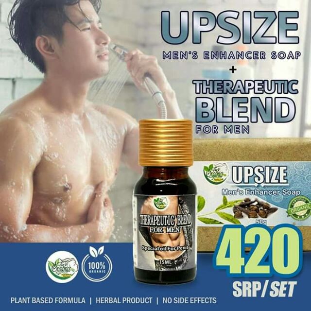 Palaki ng may Duo Set (Therapeutical Blend for Men And Upsize Soap Oil by Tins s | Lazada PH