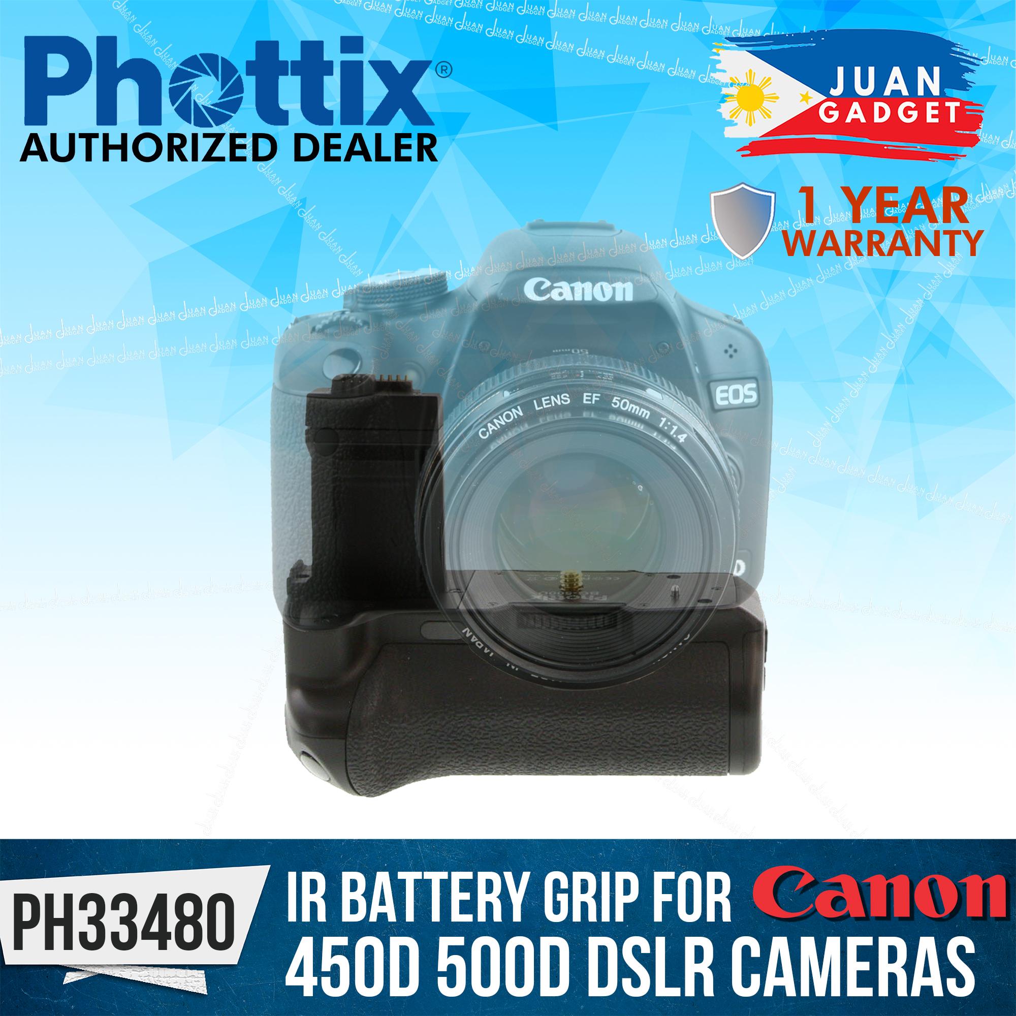 Phottix Battery Grip BG-500Di Premium Series/IR for 450D 500D Canon ...