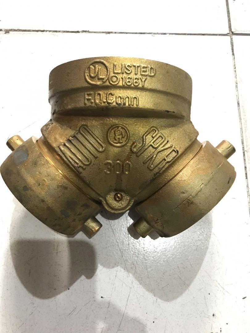 Siamese Twin Valve with Cap and Chain 3 or 4" x 2 1/2" x 2 1/2" | Lazada PH