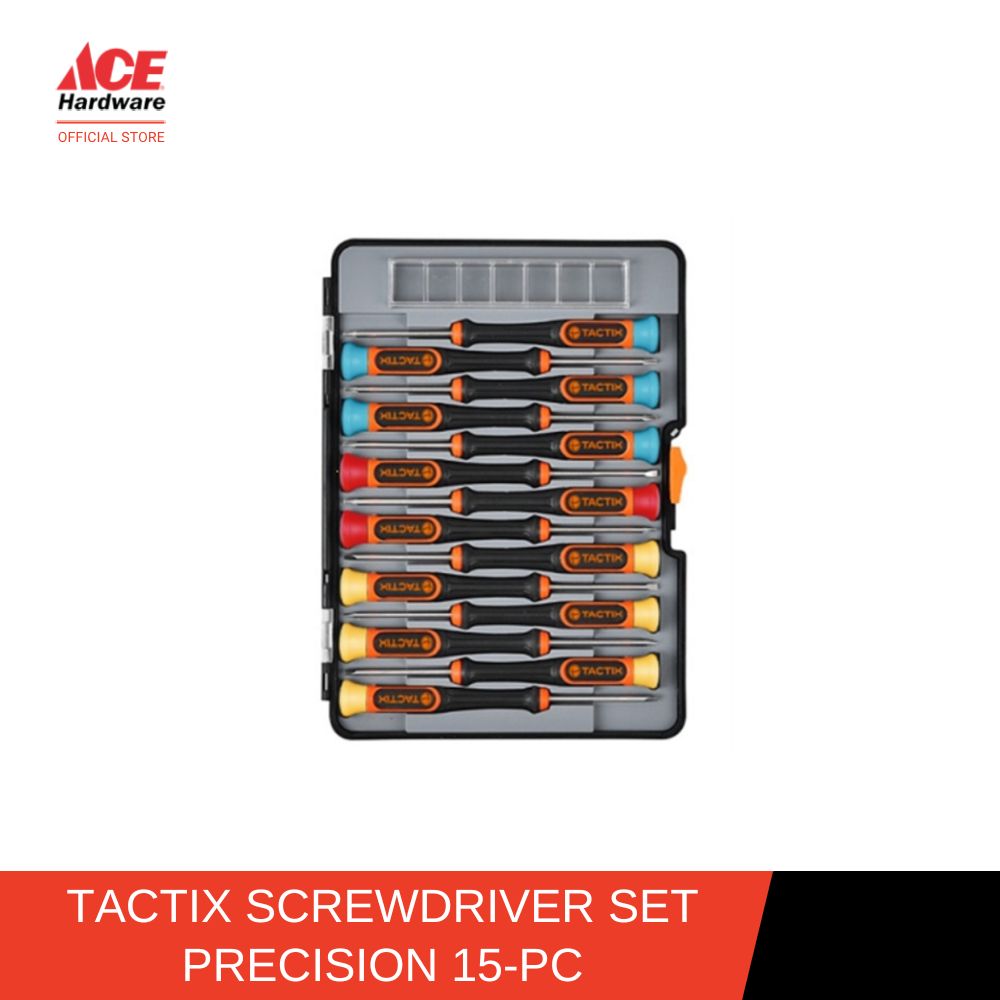 Tactix Precision Screwdriver 15-Piece Box Set 545575 | Lazada PH
