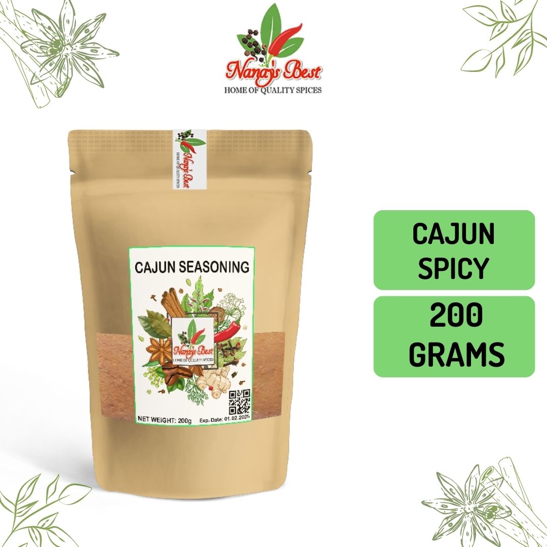NanaysBest Cajun Seasoning Spicy Powder 200Grams Cajun seasoning powder ...