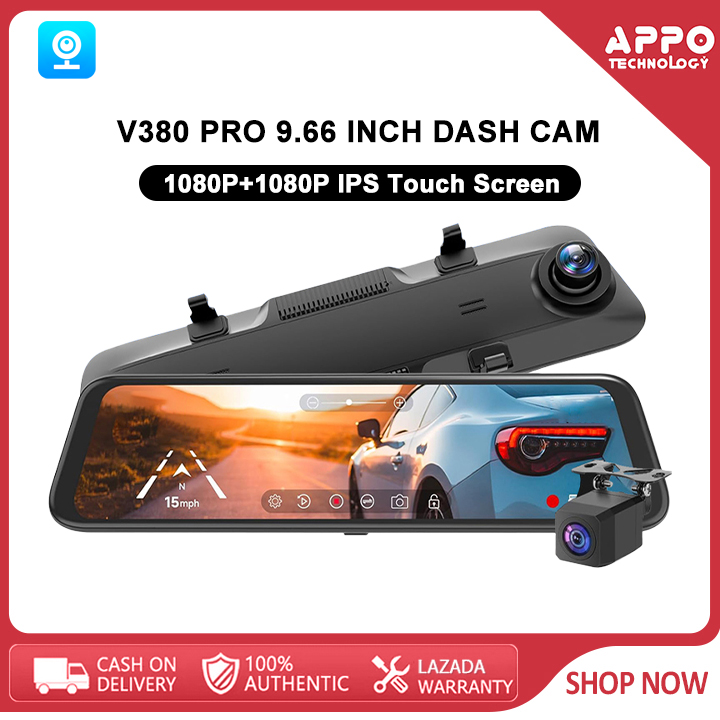 V380 PRO Dash Camera For Car Dashcam With Night Vision 360 Dash Cam ...