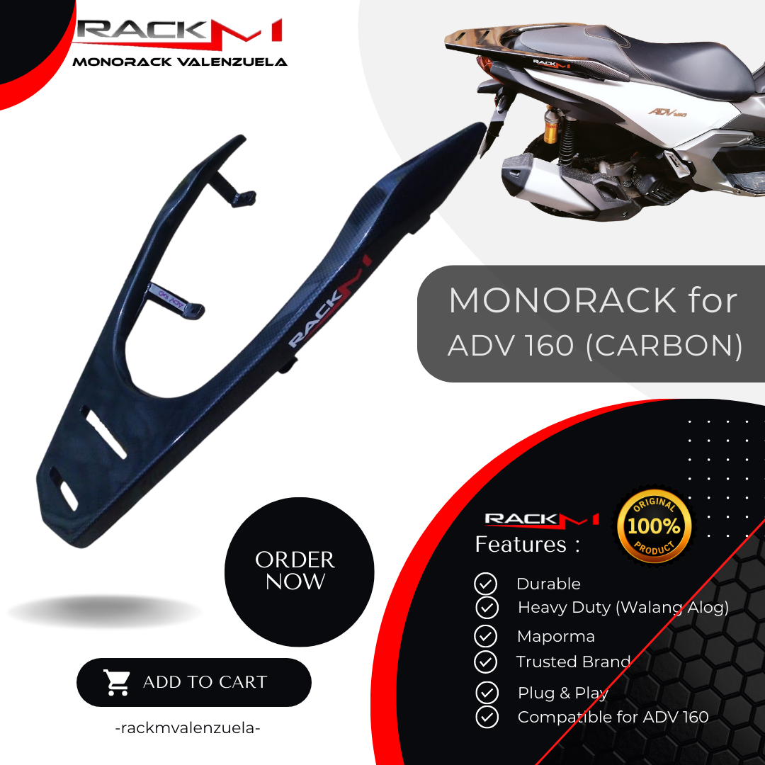RackM Monorack bracket for HONDA ADV 160 - CARBON SPECIAL EDITION ...