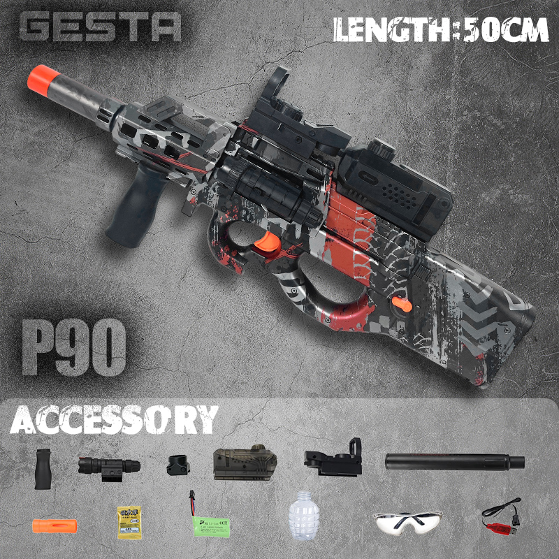 P90 Blasters toy Gun Manual automatic one-piece For Kids And adults ...