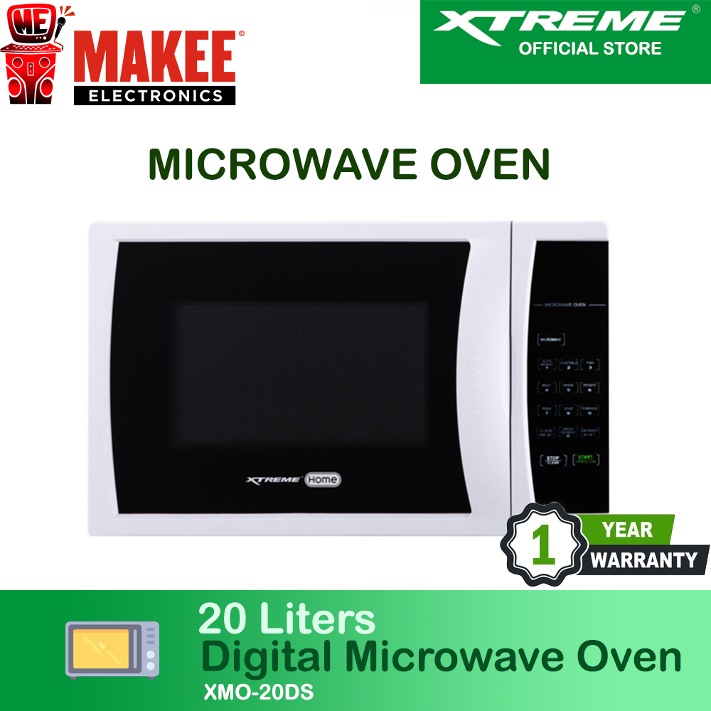 XTREME XMO-20DS HOME 20L Digital Control Microwave Oven Mirror Front ...