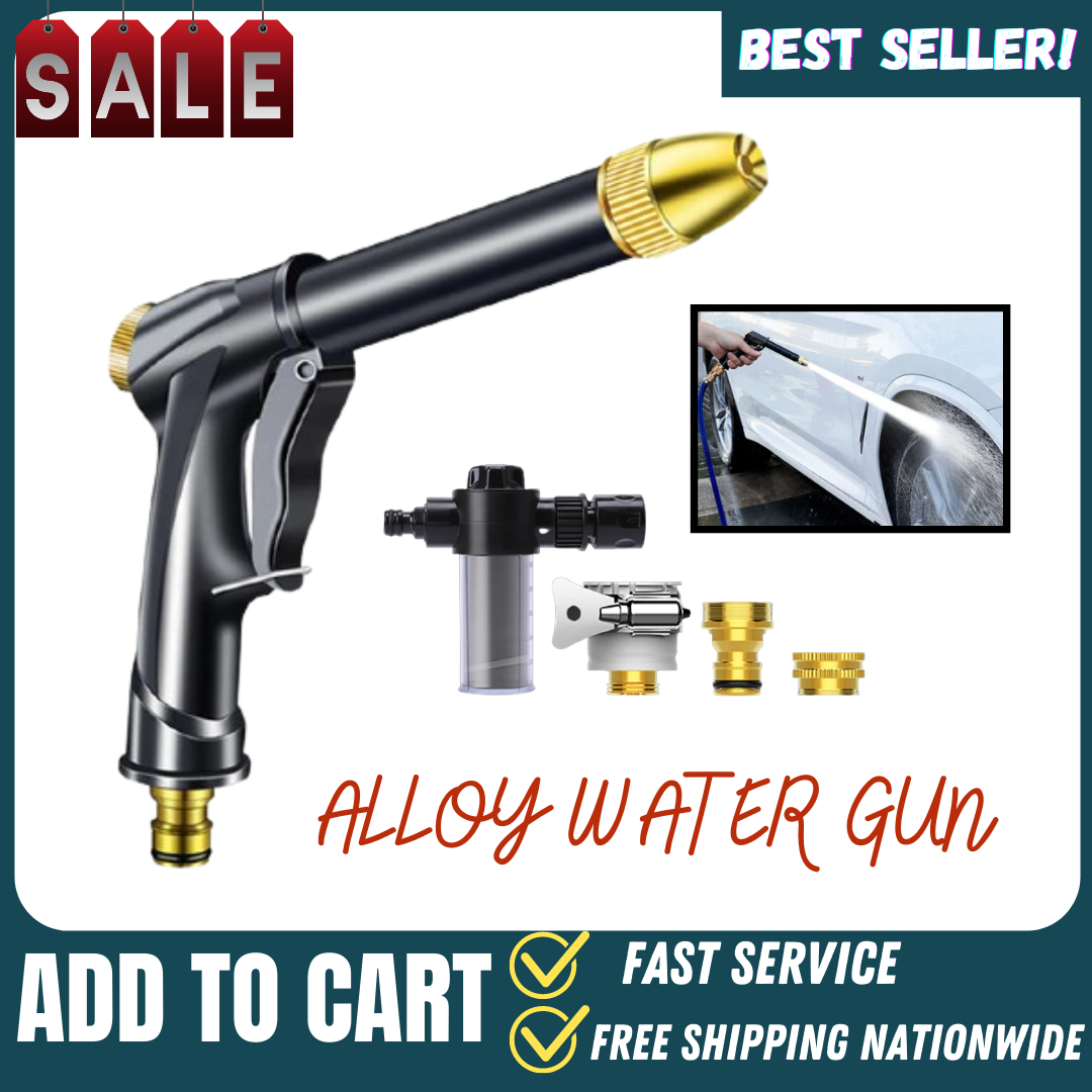 HOT DEALS Portable High Pressure Water Gun Car Cleaning Water Gun ...