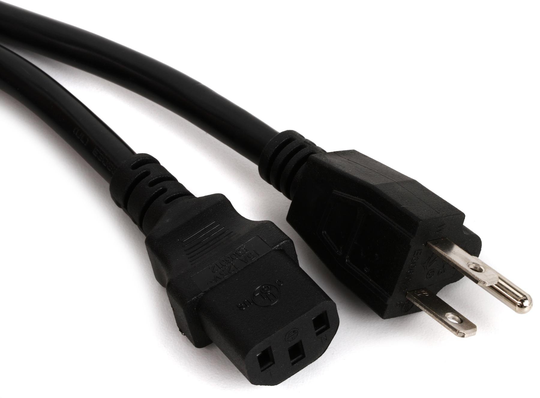 AC Power Supply Adapter Cord Cable for PC Desktop Computer, Monitor ...