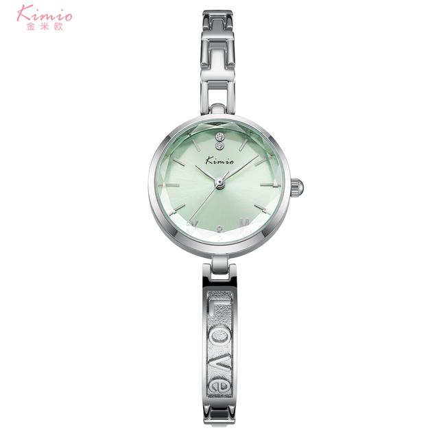 KIMIO Woman Watch Fashion Simple LOVE Strap Exquisite Small Dial ...