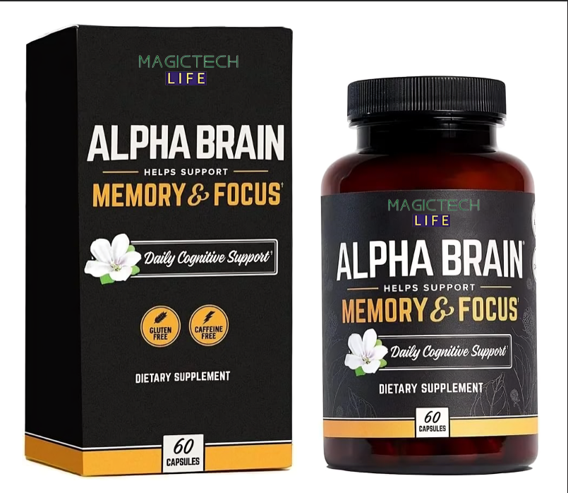 Intelligence Capsules Alpha Brain Helps Support Memory and Focus 60 ...