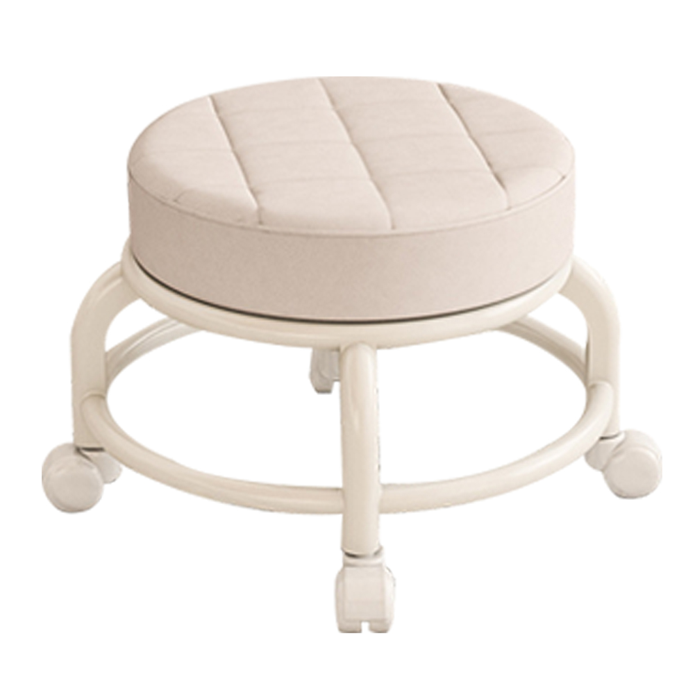 Universal wheel small stool household silent pulley low stool with ...