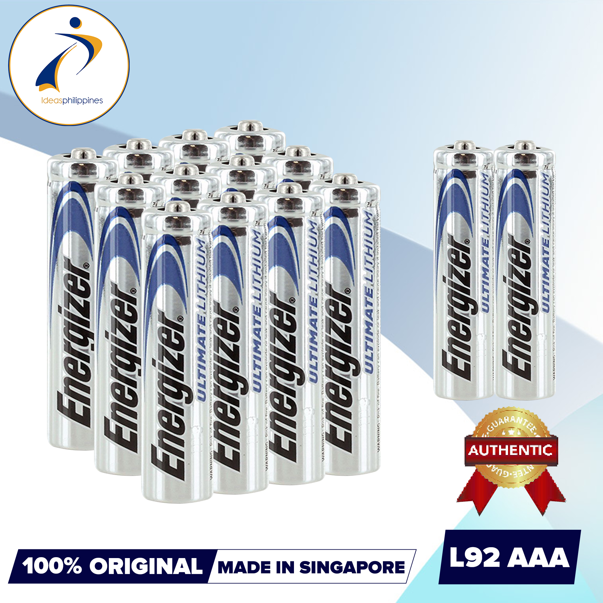 Energizer AAA L92 Ultimate Lithium Battery Pack of 12 | Lazada PH