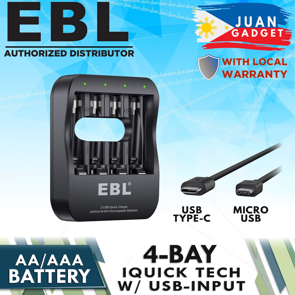 【Explosive style】EBL LN-6201 Smart AA AAA Battery Charger 2 Hours Ni-MH ...