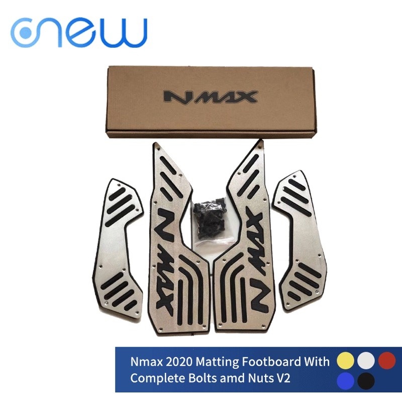Onew Motorcycle Nmax 2020 Nmax V2 Alloy Footboard Matting Set With ...