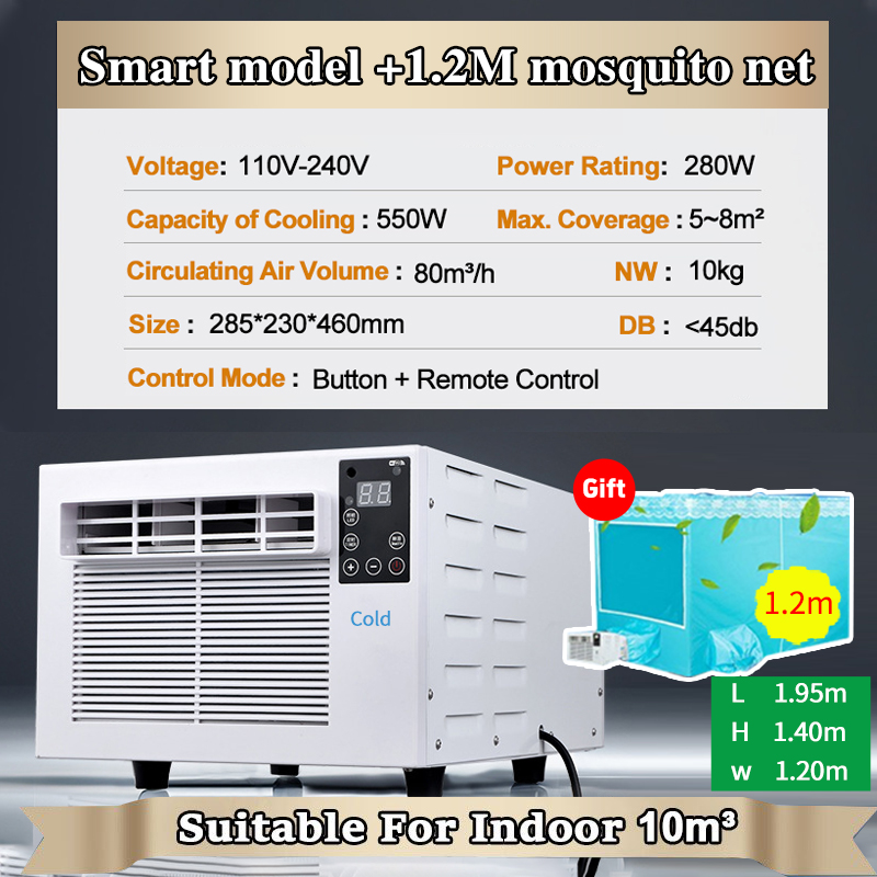 Portable Air Conditioner Camping Essentials Compressor/High Power Air ...