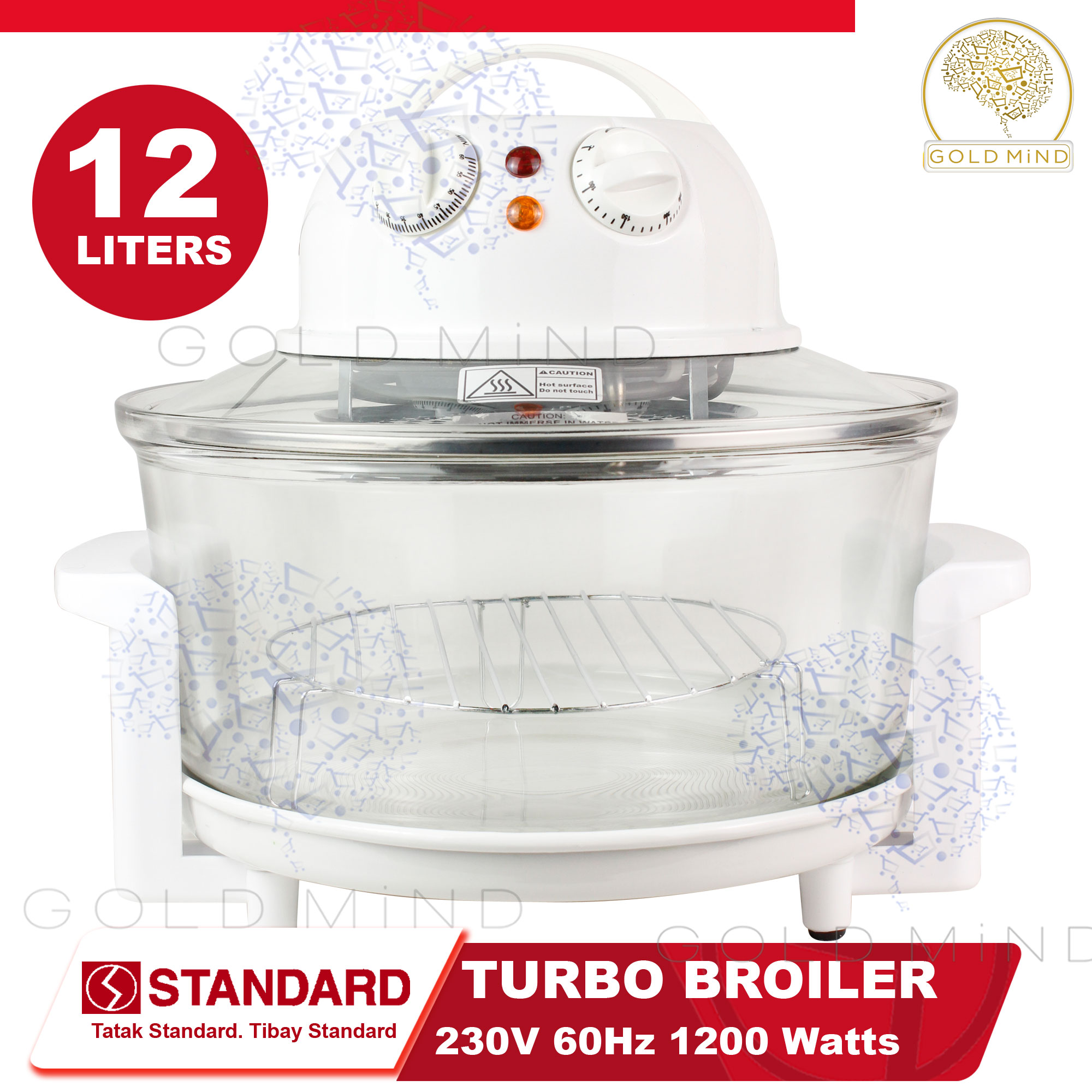 Standard Turbo Broiler 12Liters 1200 Watts | Lazada PH