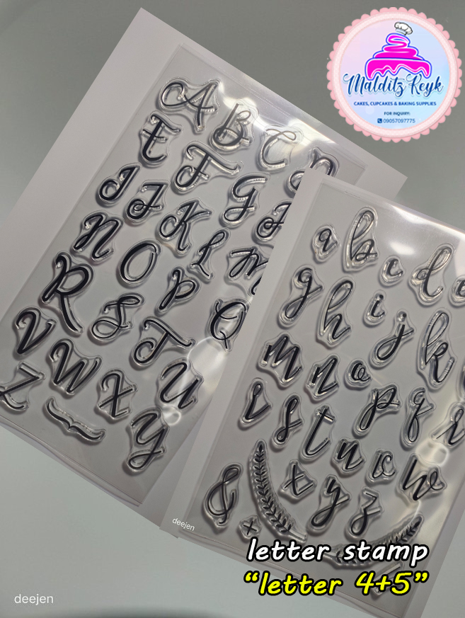 Clear Letter Stamp "Calligraphy" | Lazada PH