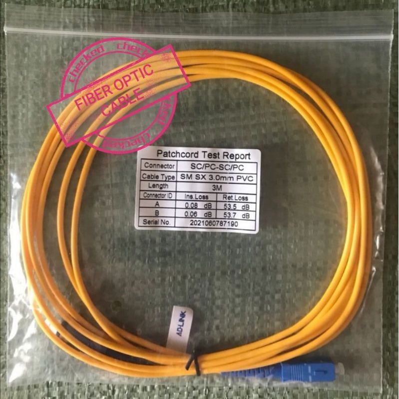 FIBER OPTIC CABLE 3 Meters compatible with GLOBE PLDT CONVERGE SUN ETC ...