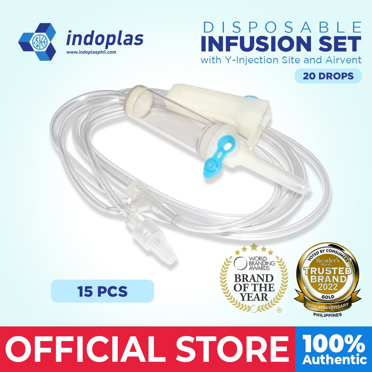 Indoplas Infusion Set - Macroset (20 drops) 15's | Lazada PH