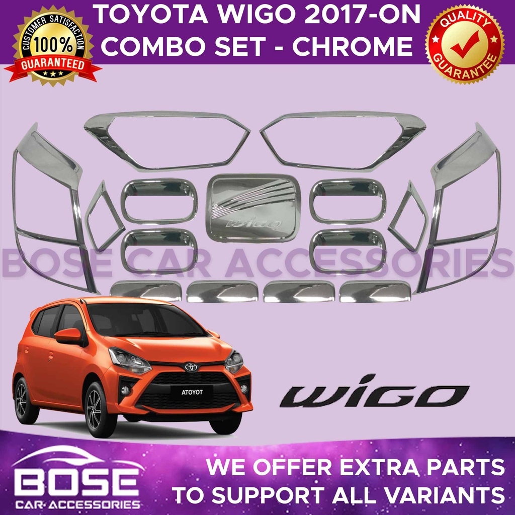 Toyota Wigo 2017 2018 2019 2020 2021 2022 2023 Model Garnish Cover Set ...