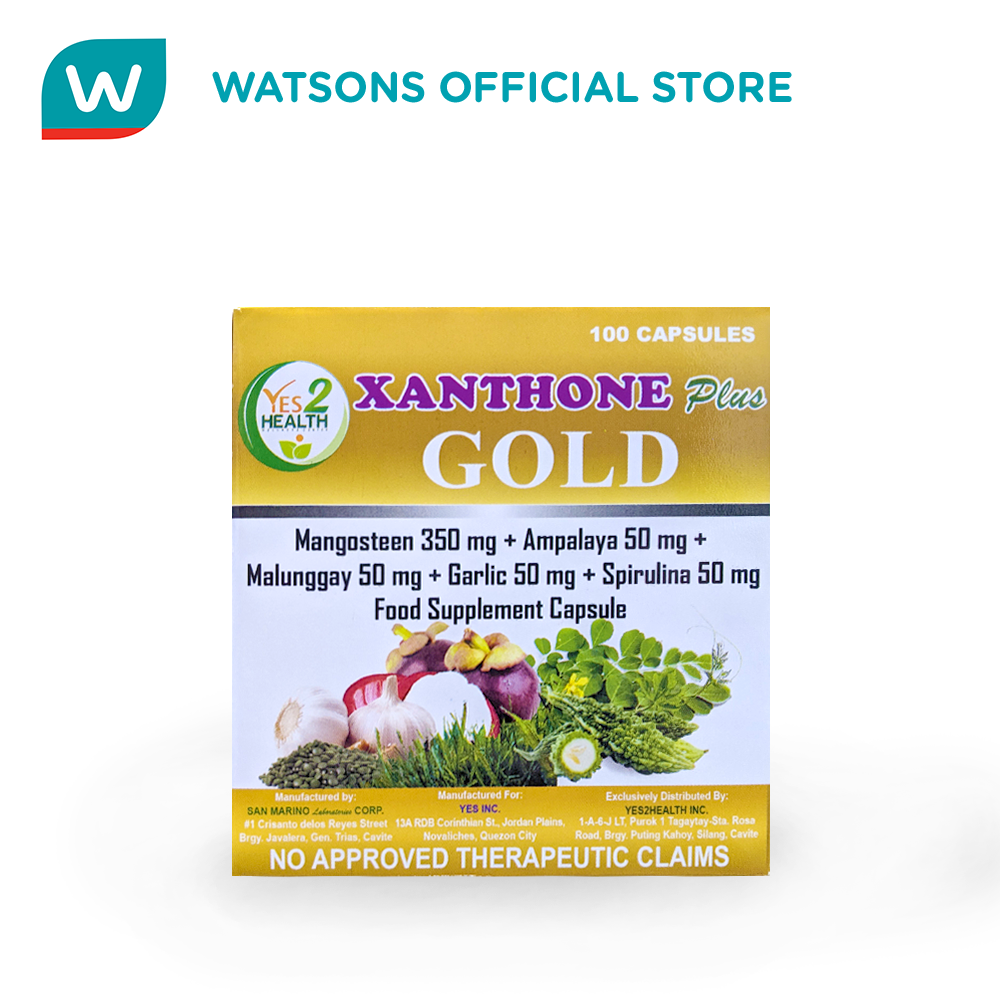 XANTHONE Plus Gold 500mg 1 Capsule (sold per piece) | Lazada PH