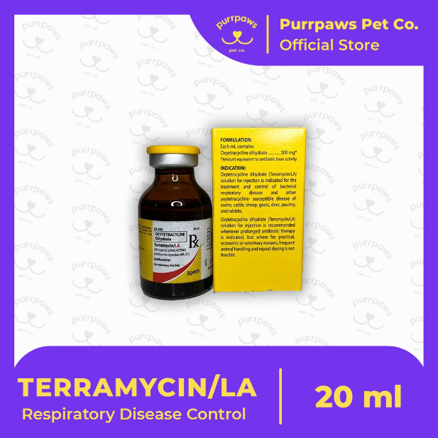 TERRAMYCIN LA Antibacterial (20ml - 100ml) | Lazada PH