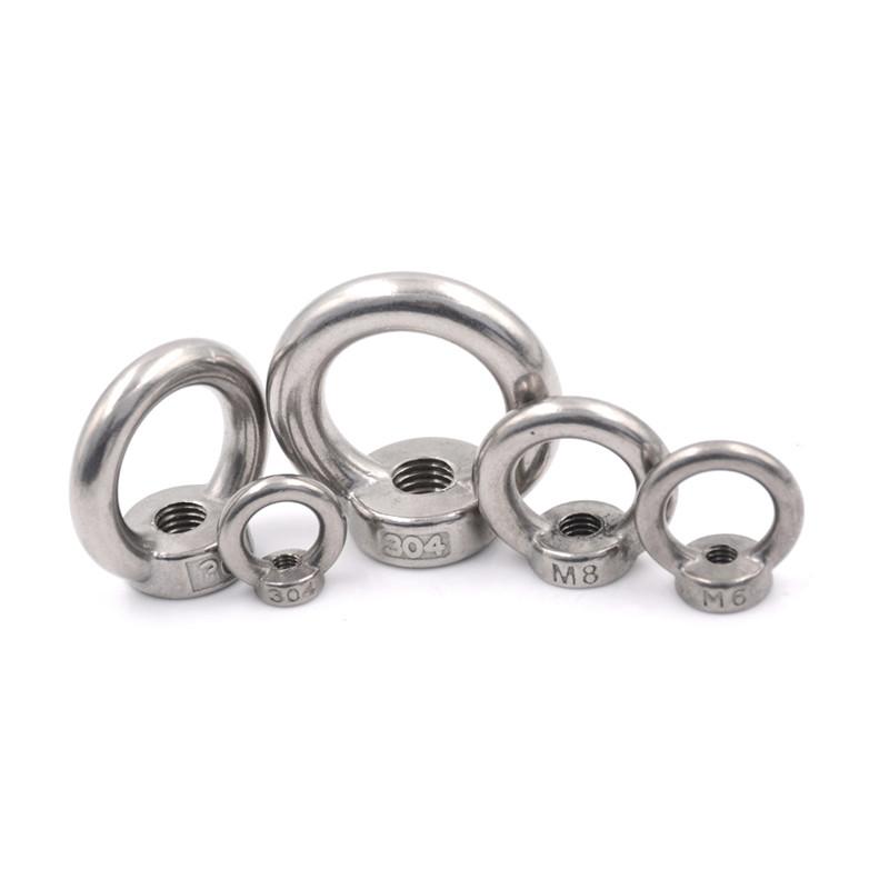 TANGFalsh Sale M5M6M8M10M12 304 Stainless Steel Lifting Eye Nut Ring ...