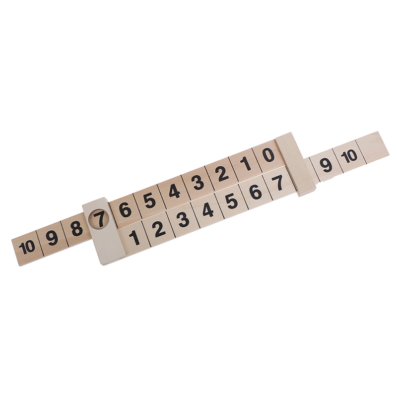 Remai Wooden Math Arithmetic Addition Subtract Learning Ruler Kids ...