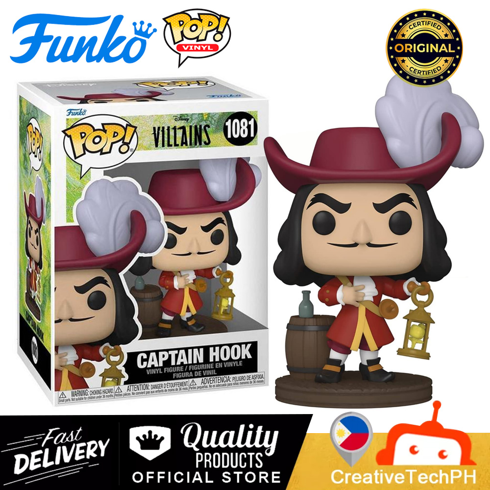 FUNKO POP! DISNEY VILLAINS - CAPTAIN HOOK FUNKO POP ORIGINAL | Lazada PH
