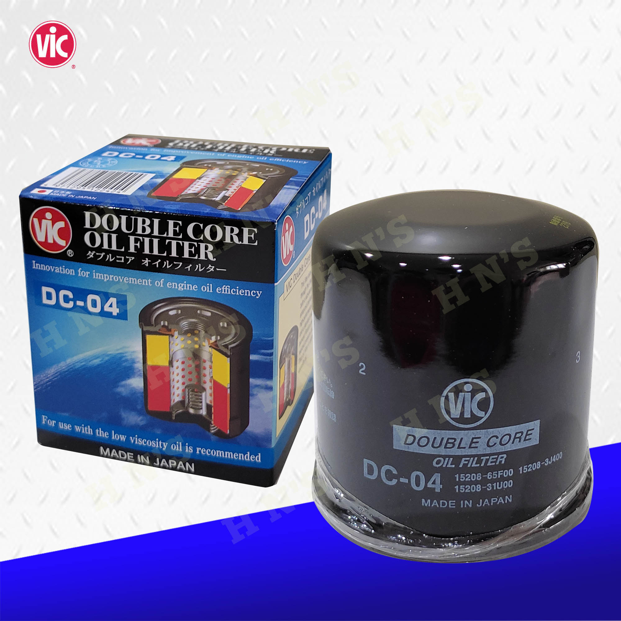 VIC DC-04 Double Core Oil Filter for Nissan Sentra, X-trail | Lazada PH