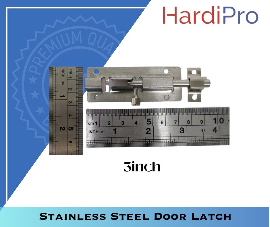 Stainless Steel Door Latch with Screw/Sliding Lock stainless Steel Door ...