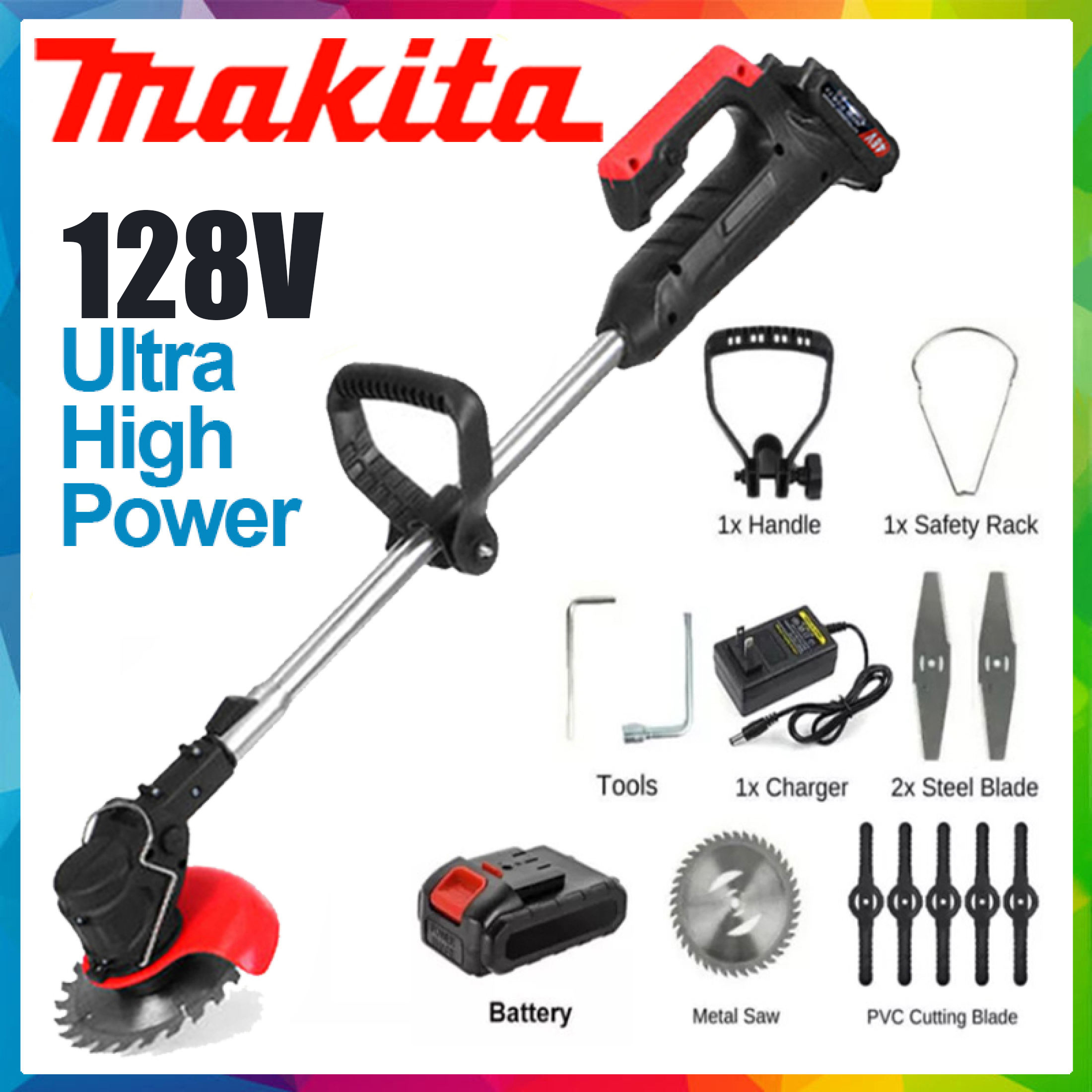 【Brand warranty】Japan Grass Cutter 48V/68V/168V Cordless Electric Lawn ...