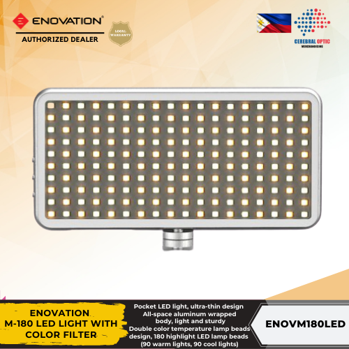 Enovation M-180 LED Light with Color Filter with Standard 1/4 connector ...