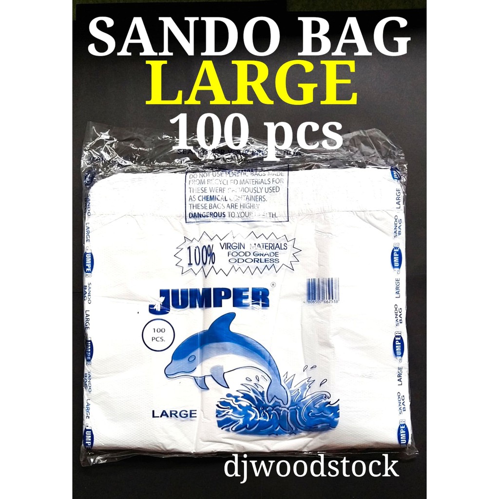 JUMPER SANDO BAG LARGE WHITE approx. 100 pcs | Lazada PH