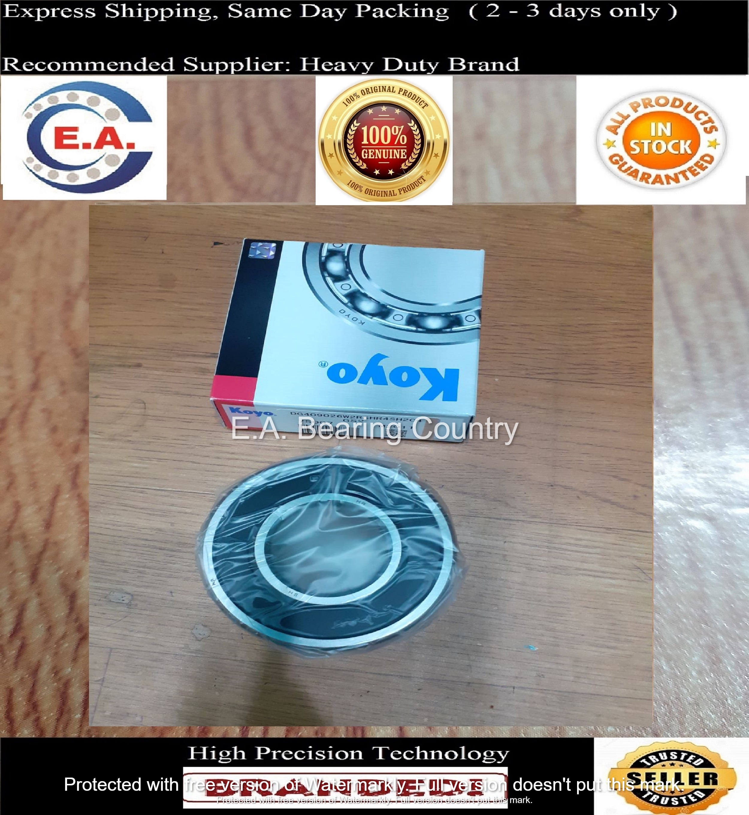 DG409026 Original Koyo Japan Bearing 40x90x26 DG4090 DG409026W2RS DG40 ...