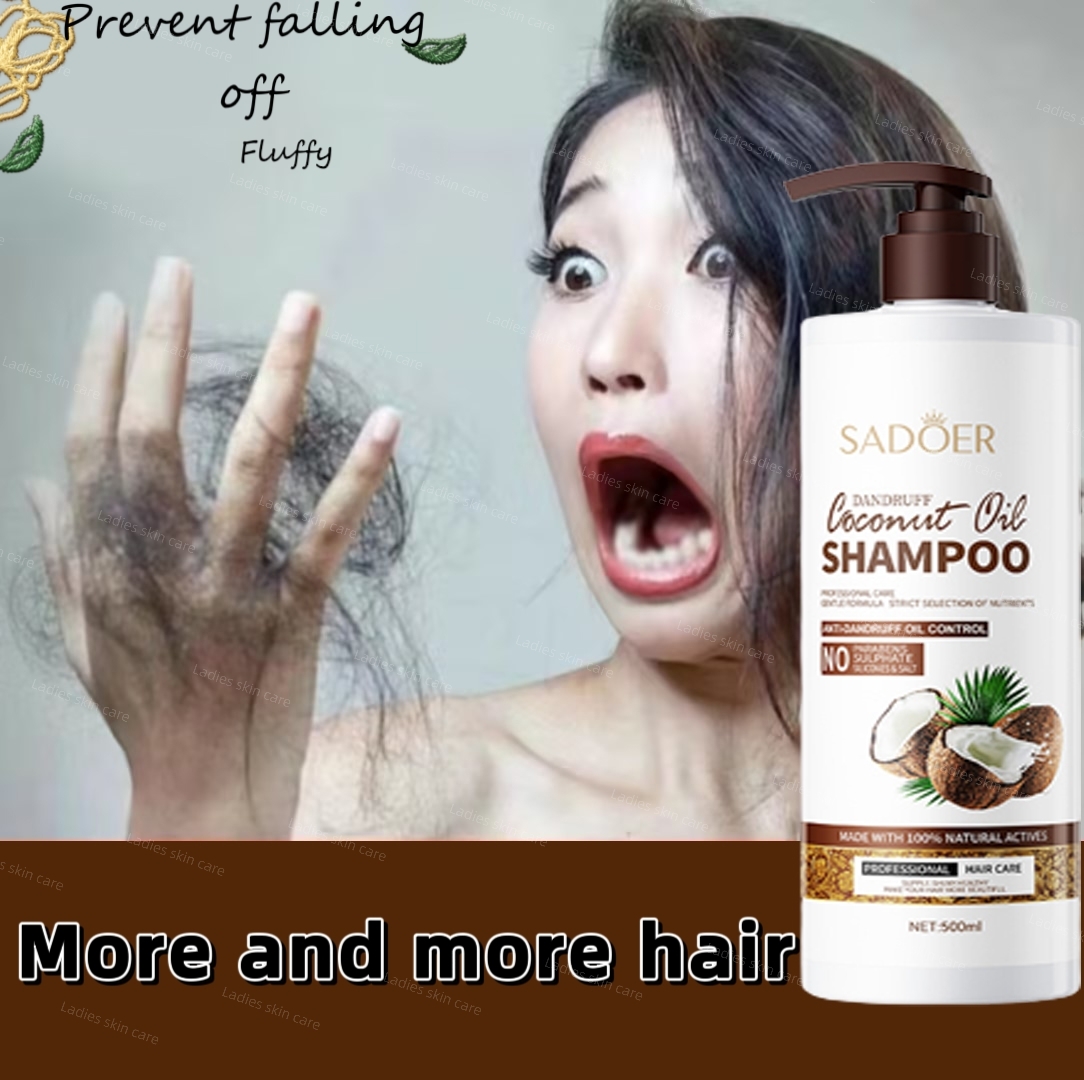 SADOER Coconut Oil Moisturizing Hair Care Dandruff Shampoo Refreshing ...