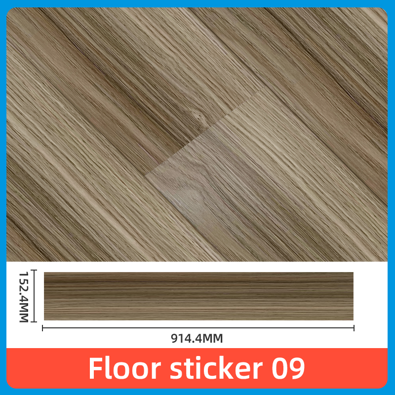PVC Floor Sticker Waterproof Removable Vinyl Floor Home Decorative Wood ...