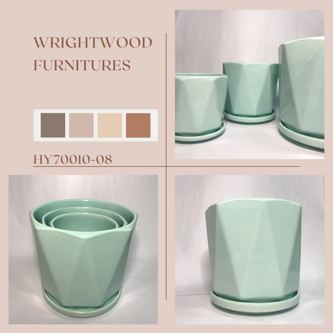 Ceramic Plant Pots Pastel HY70010 | Lazada PH