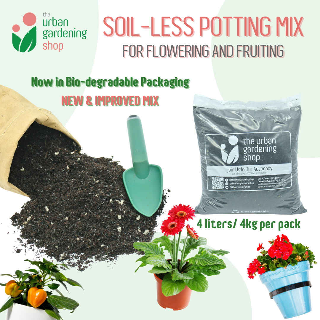 8-liter Soil-less Potting Mix For Flowering and Fruiting Plants Infused ...