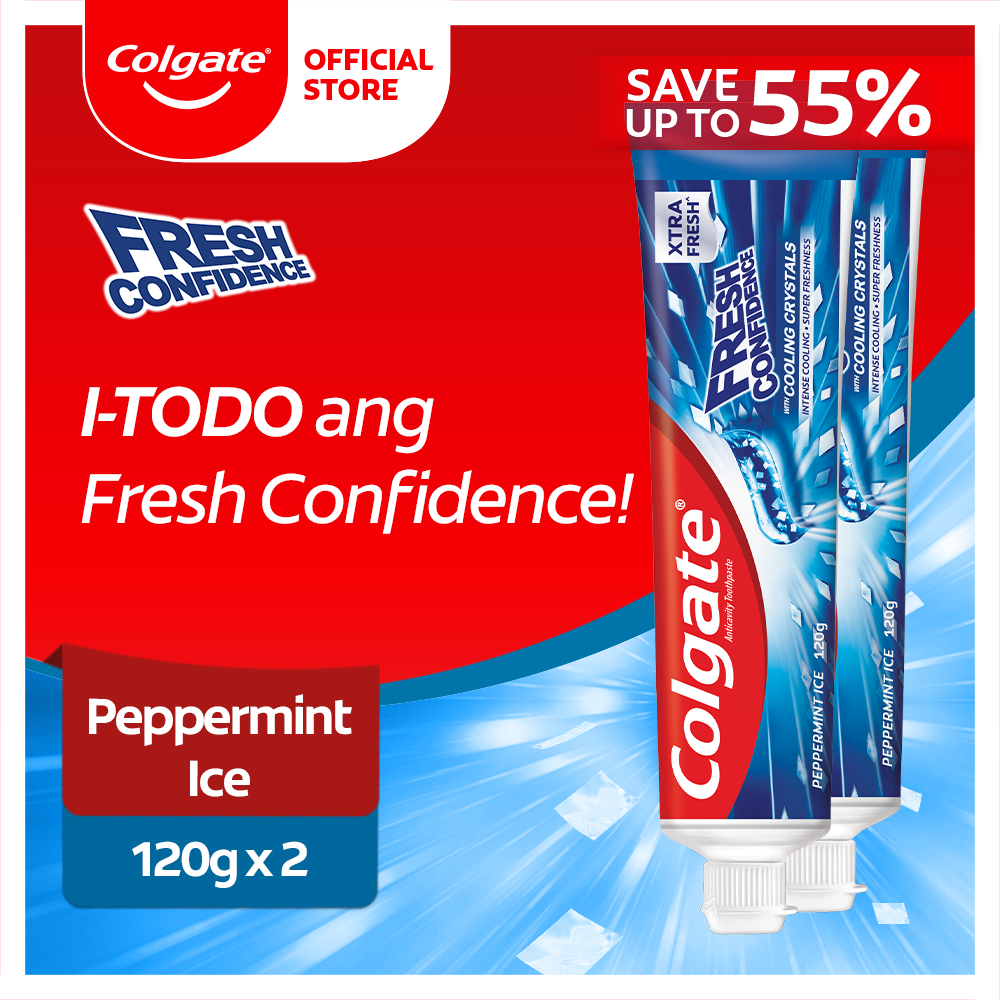 Colgate Fresh Confidence Anticavity Toothpaste with Cooling Crystals ...
