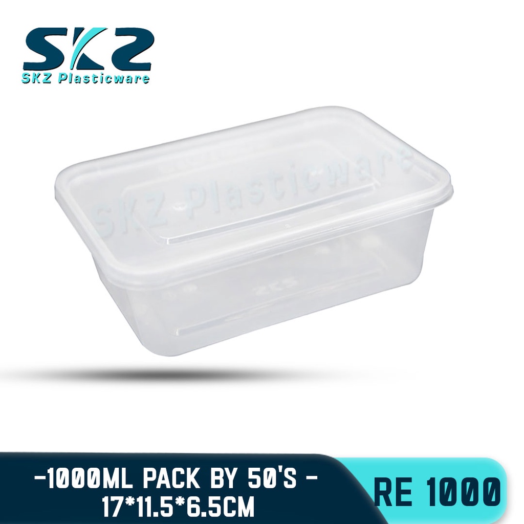 【New】 SKZ CLEAR CONTAINER RECTANGULAR SERIES RE1000 ENVIRONMENTAL ...