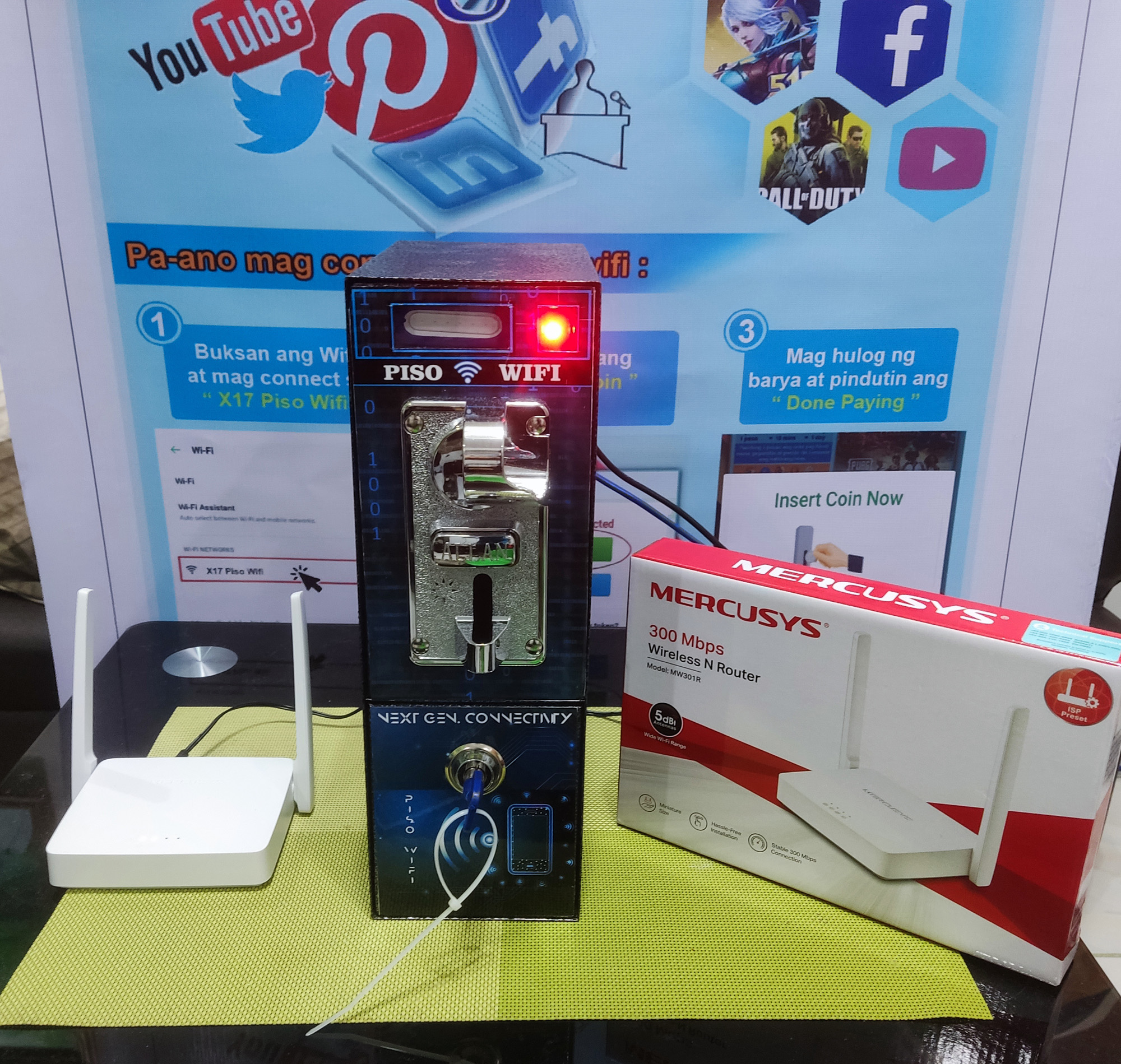 Piso Wifi SUPER BUDGET PRICE!!! High Quality Wifi Vending Machine W ...