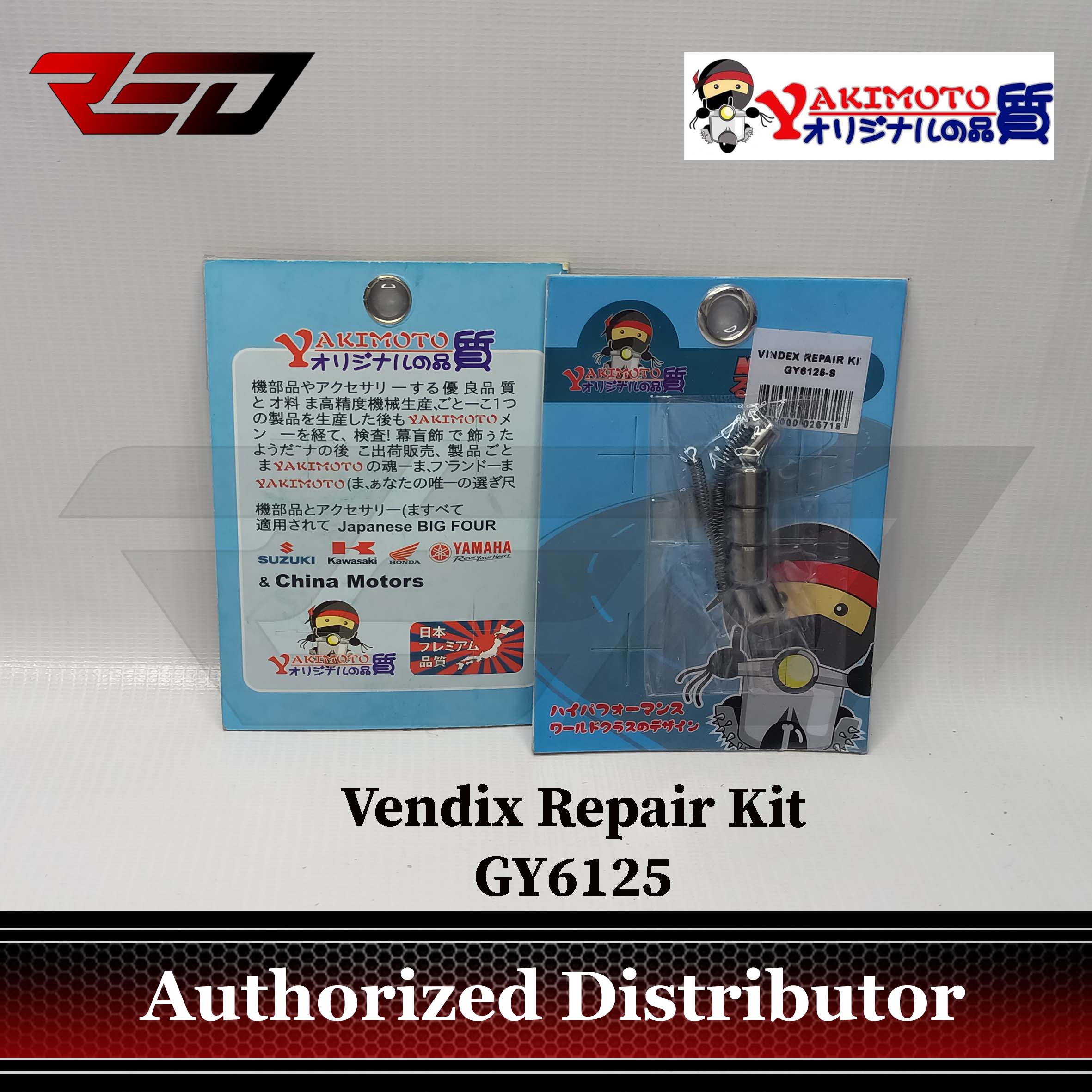 Vendix / Bendix Repair Kit CG150 / C100-Dream / GY6125 / Mio / TMX ...